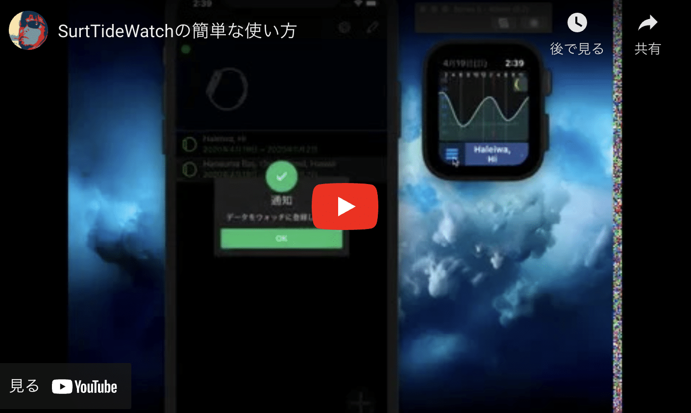 Apple Watchでタイドグラフを表示する「SurfTideWatch」は釣りやサーフィンに便利！ | iPhone 研究室